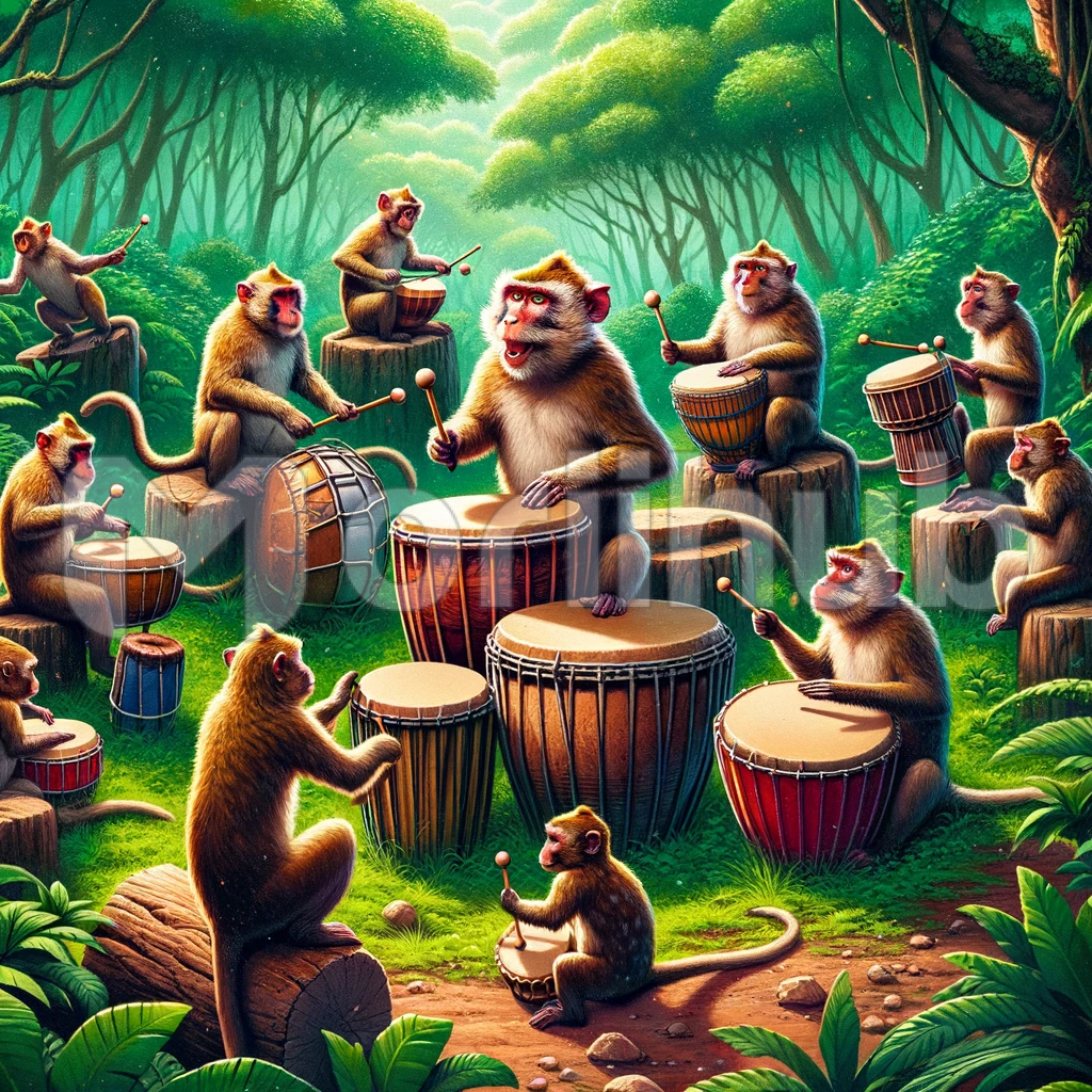 Drumming Monkeys – MoriiHub