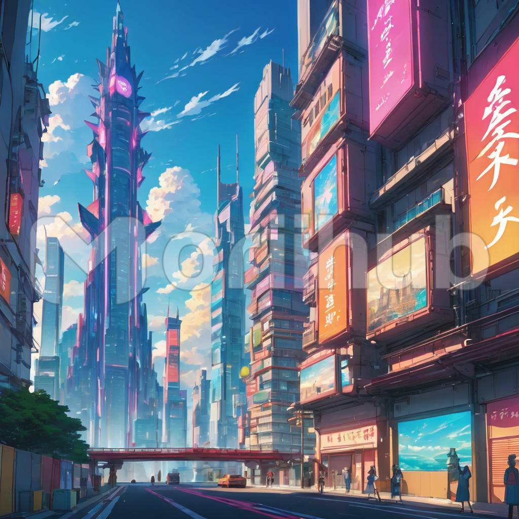 Animated Cityscape – MoriiHub