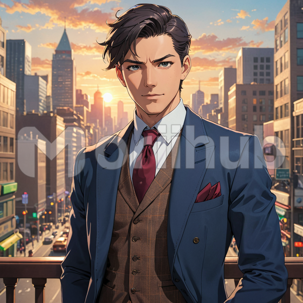 Cartoon Dapper Man – MoriiHub