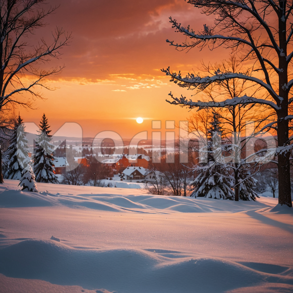 Snowbound Sunset – MoriiHub