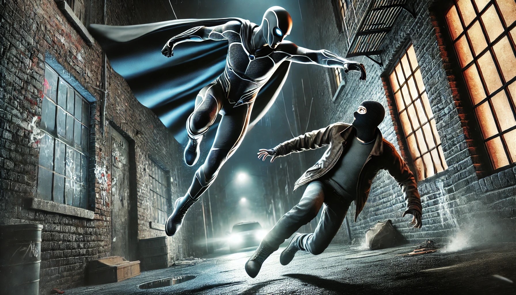 Superhero Catching Thief – MoriiHub