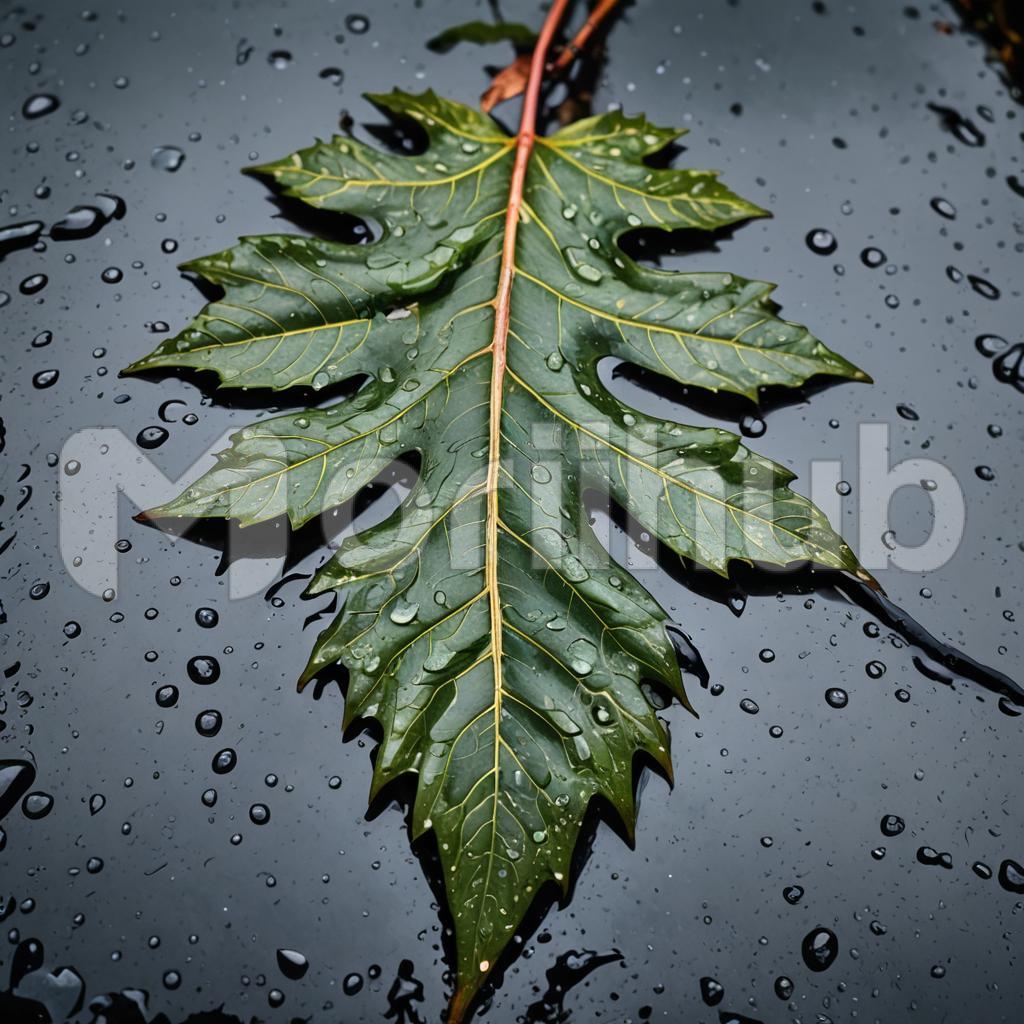 Leaf With Raindrop – MoriiHub