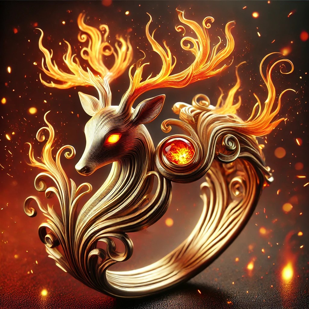 Fire Deer Ring – MoriiHub