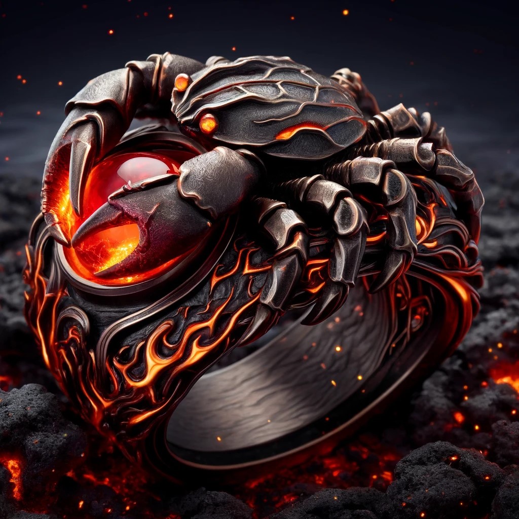 Fire Crab Ring – MoriiHub