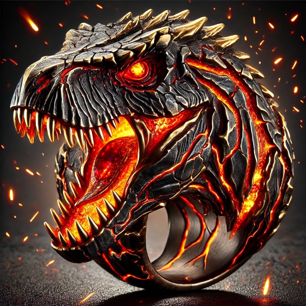 Fire T Rex Ring – MoriiHub
