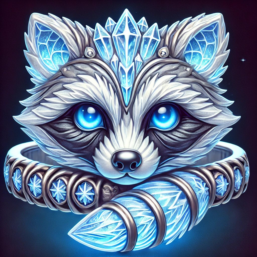 Ice Racoon Ring – MoriiHub