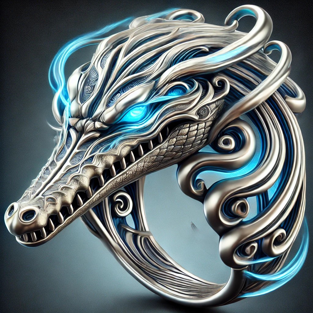 Wind Crocodile Ring – MoriiHub