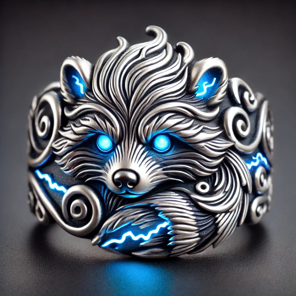 Storm Racoon Ring – MoriiHub