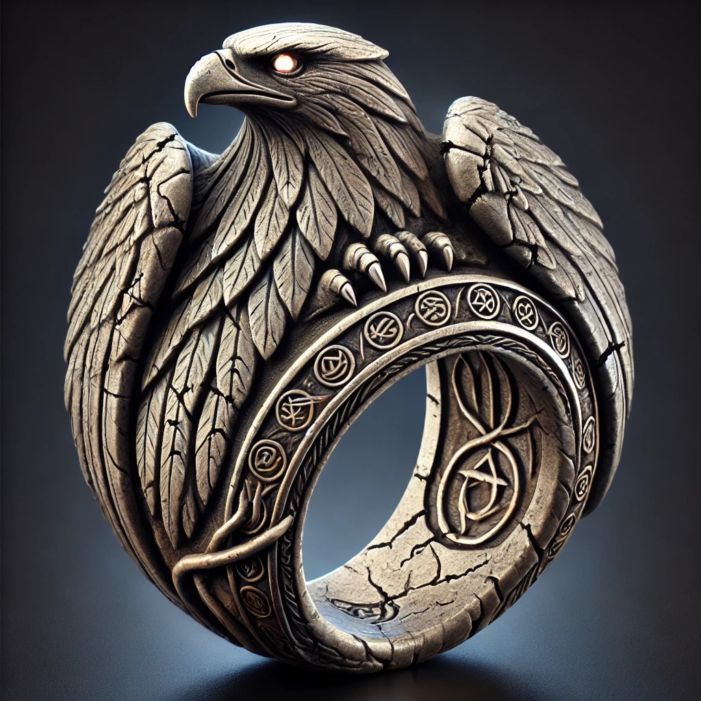 Stone Eagle Ring – MoriiHub