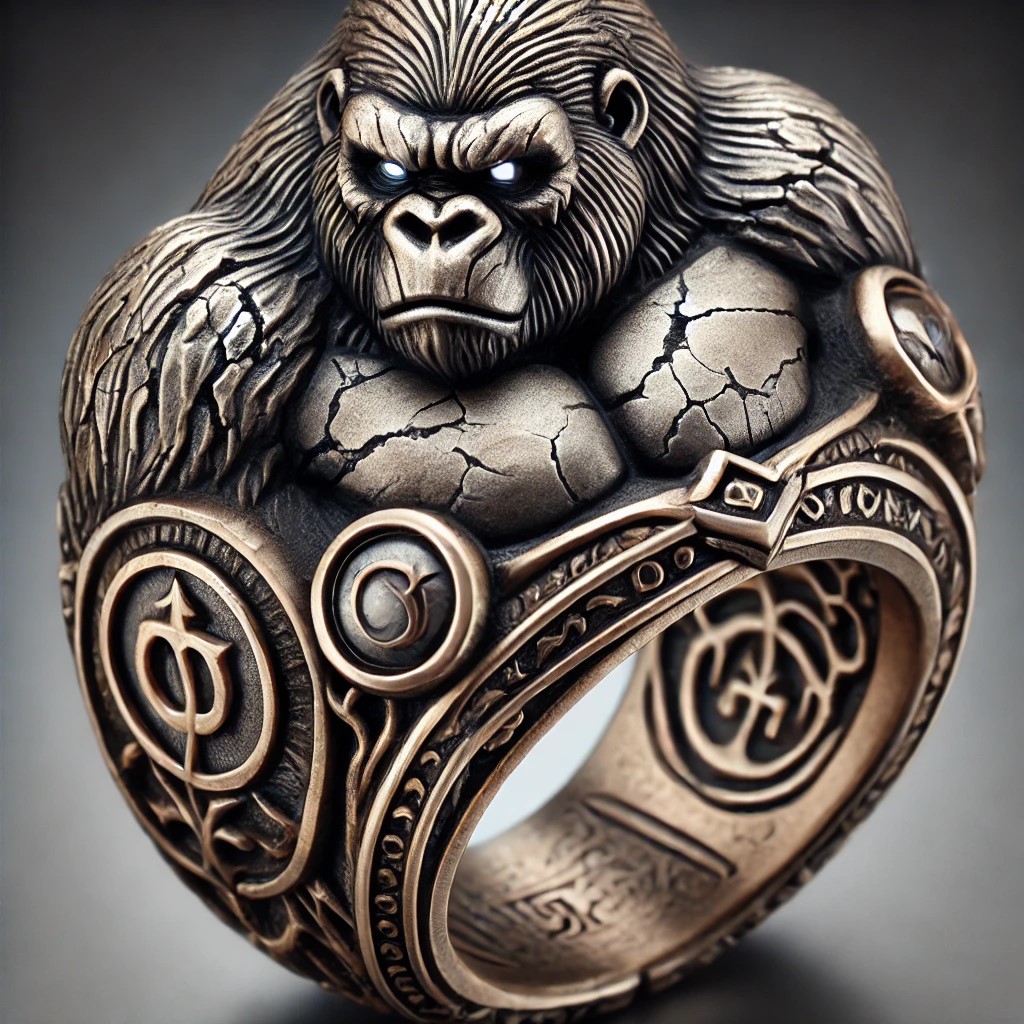 Stone Gorilla Ring – MoriiHub