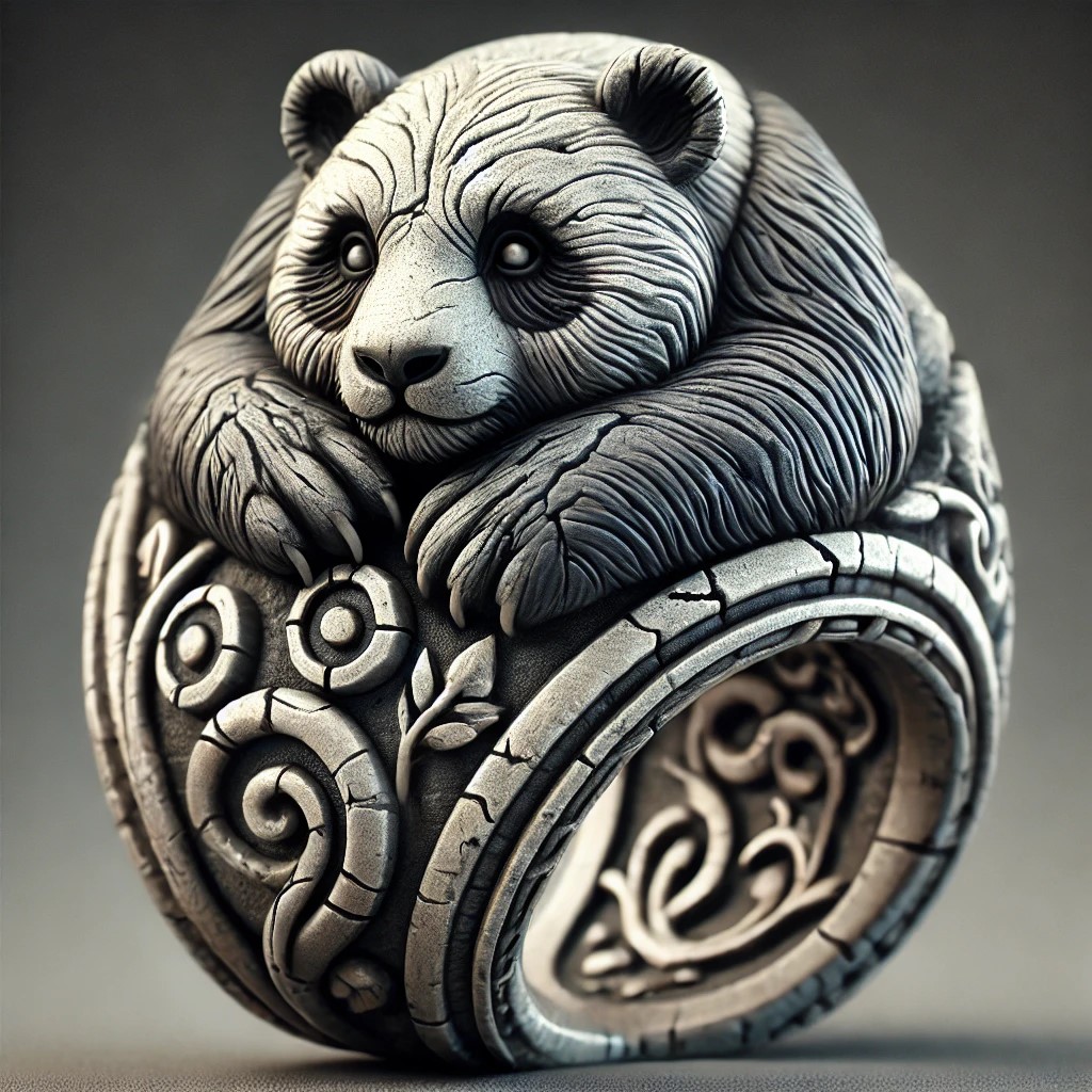 Stone Panda Ring – MoriiHub
