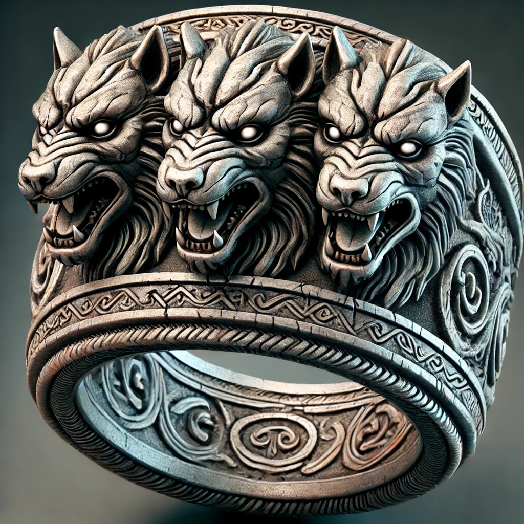 Stone Cerberus Ring – MoriiHub