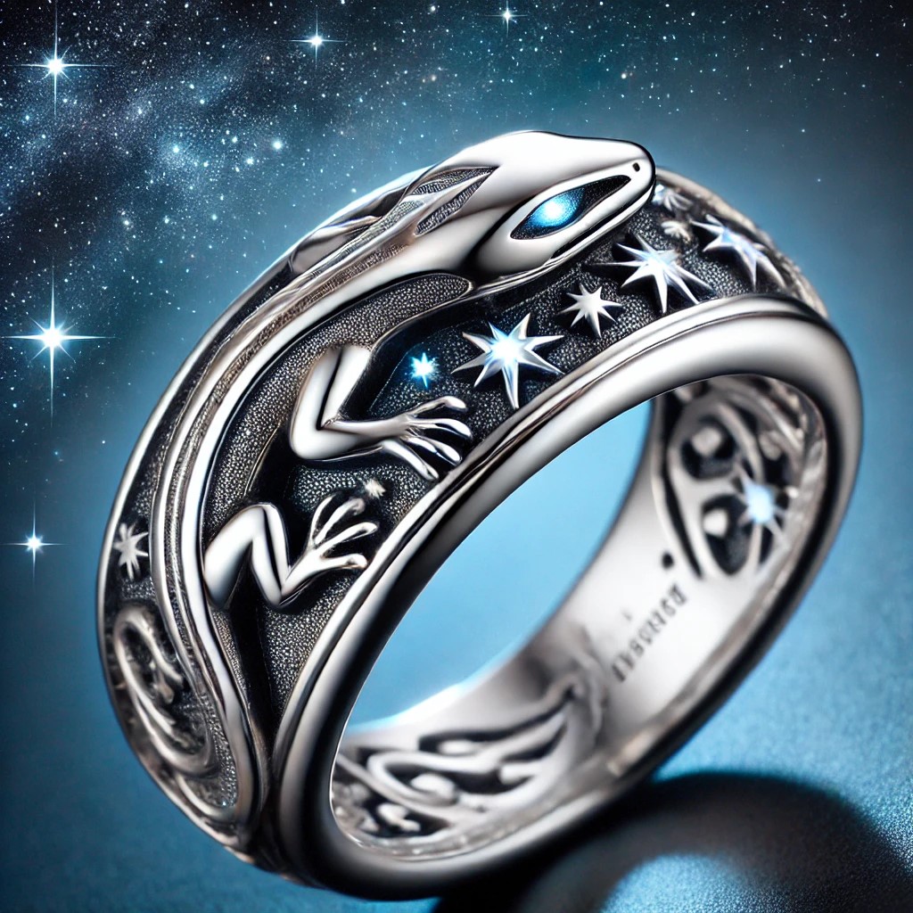 Starlight Lizard Ring – MoriiHub
