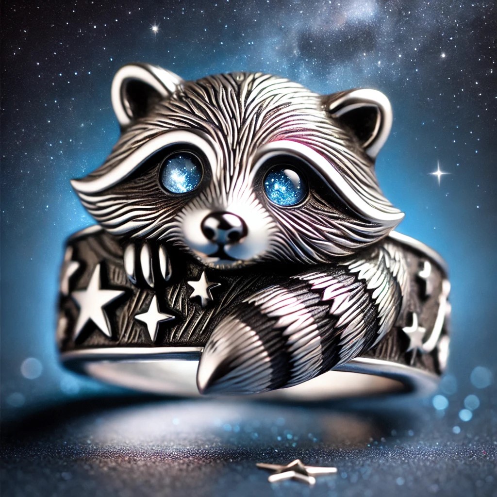 Starlight Racoon Ring – MoriiHub