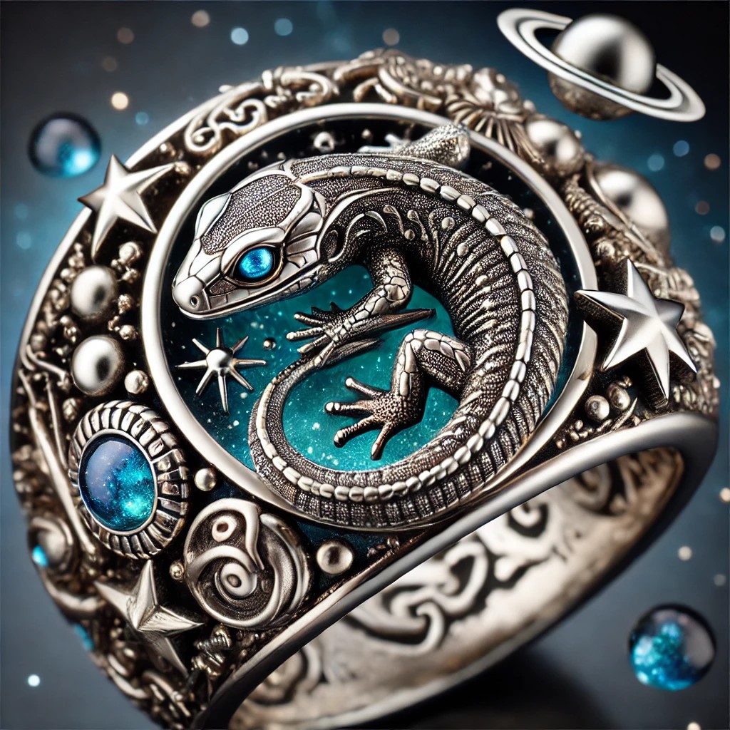 Space Lizard Ring – MoriiHub