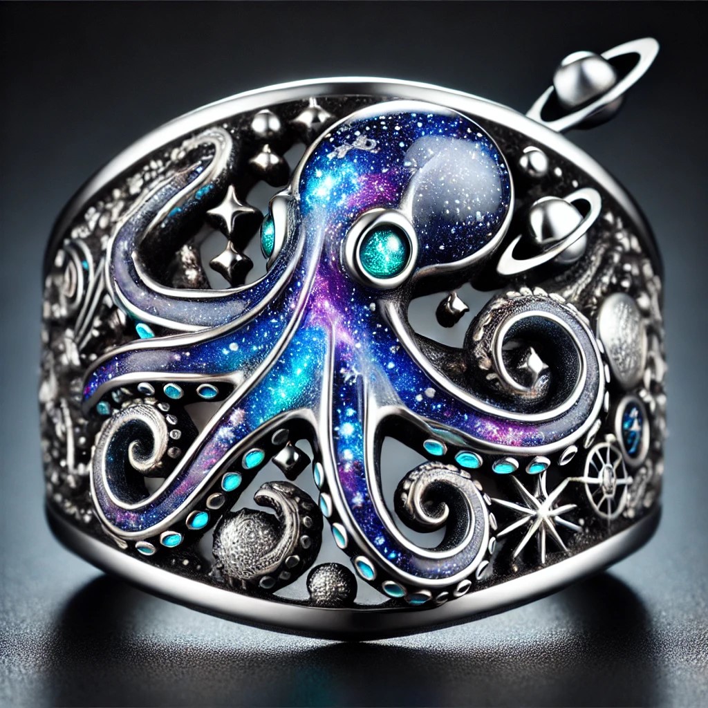 Space Octopus Ring – MoriiHub