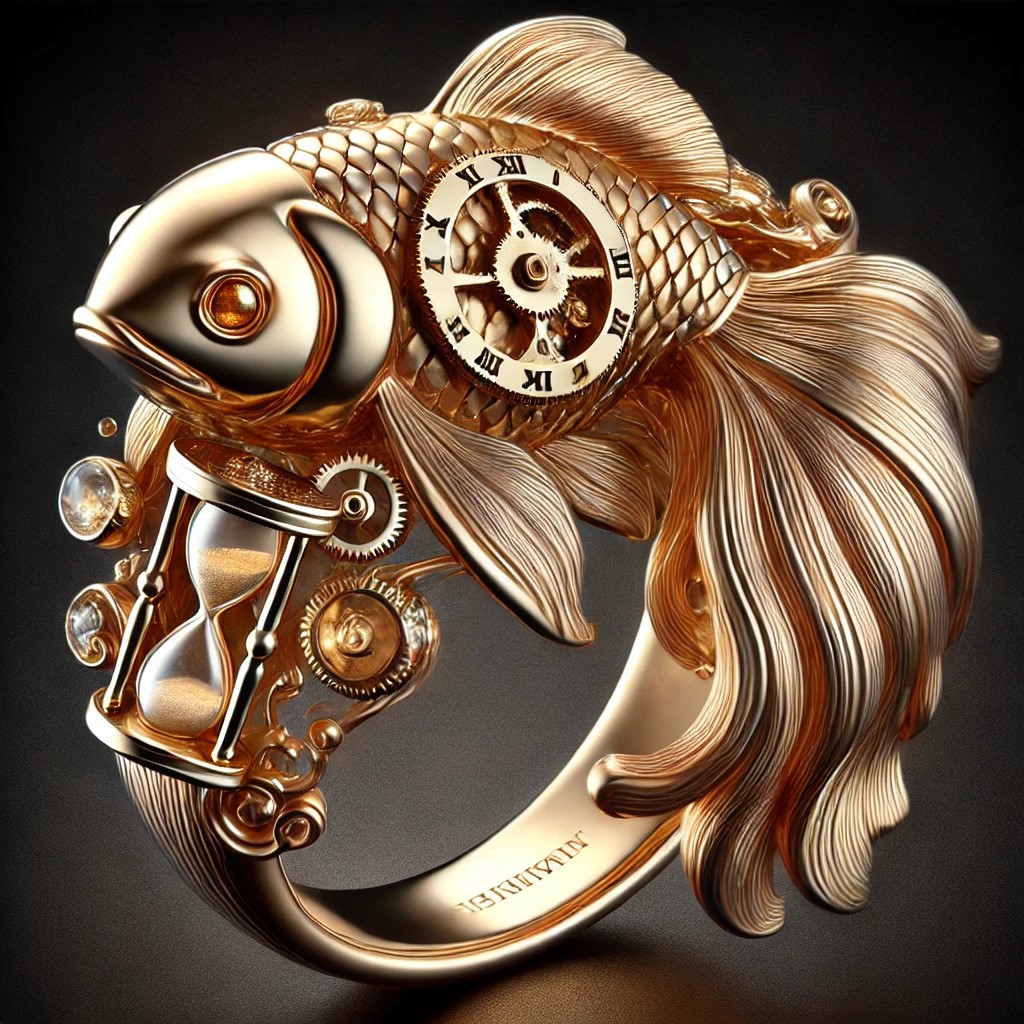 Time Goldfish Ring – MoriiHub