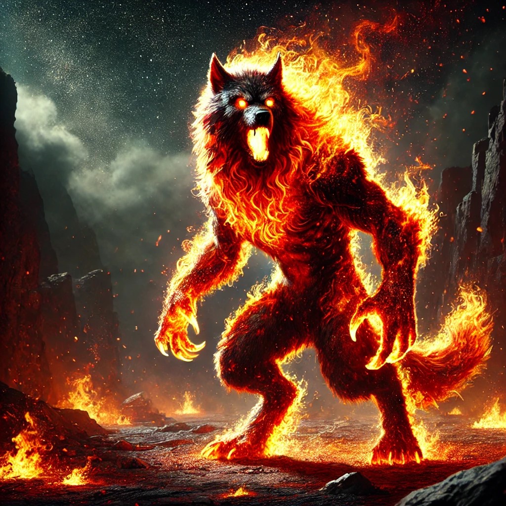 Fire Werewolf – MoriiHub