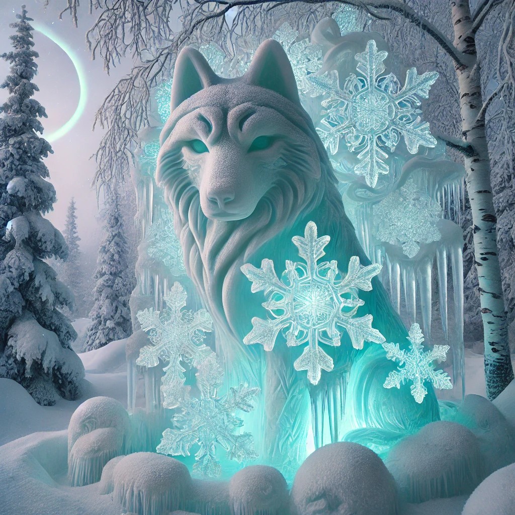 Ice Wolf Totem – MoriiHub