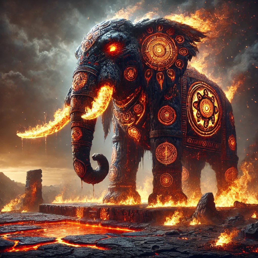 Fire Elephant Totem – MoriiHub