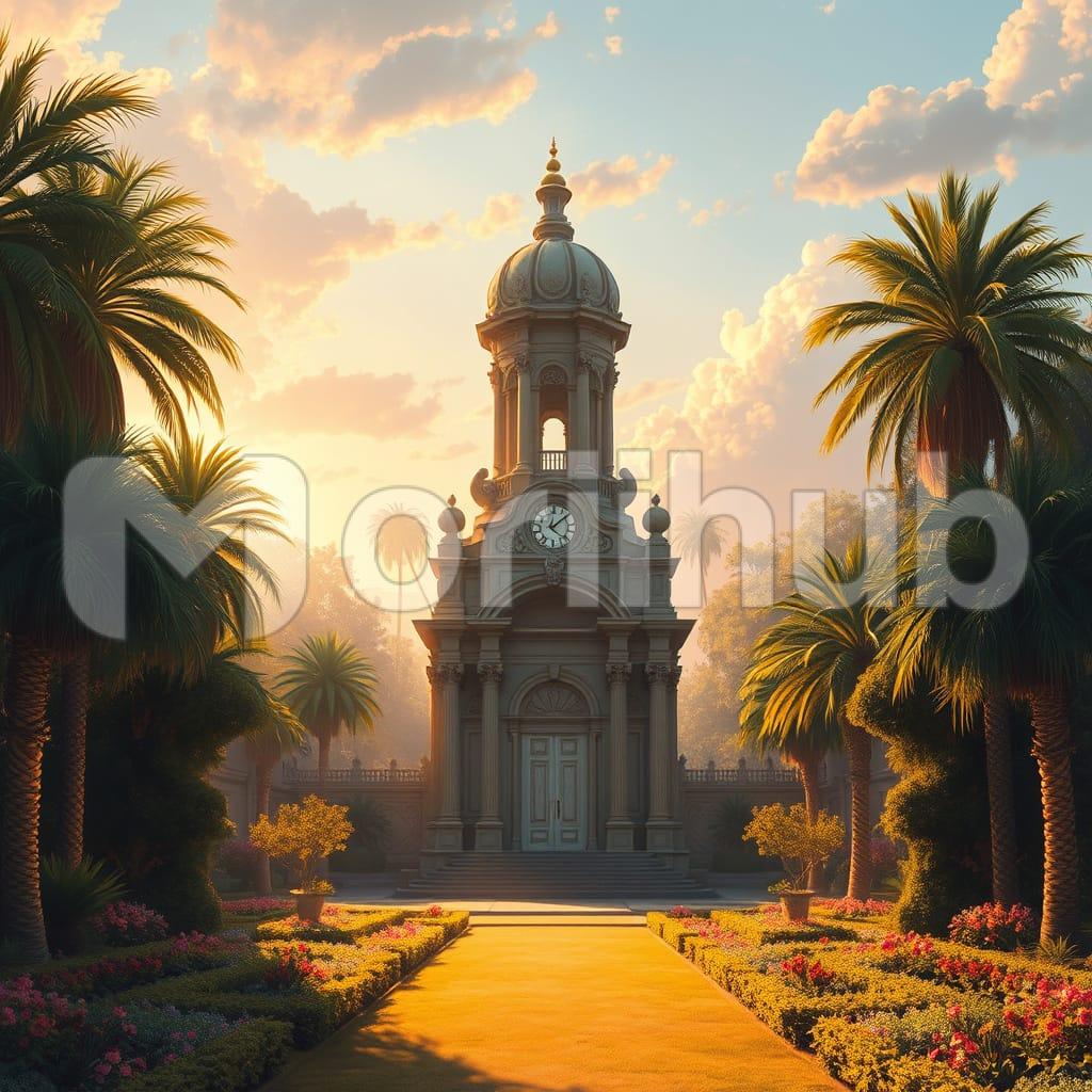 Garden With Tower – MoriiHub