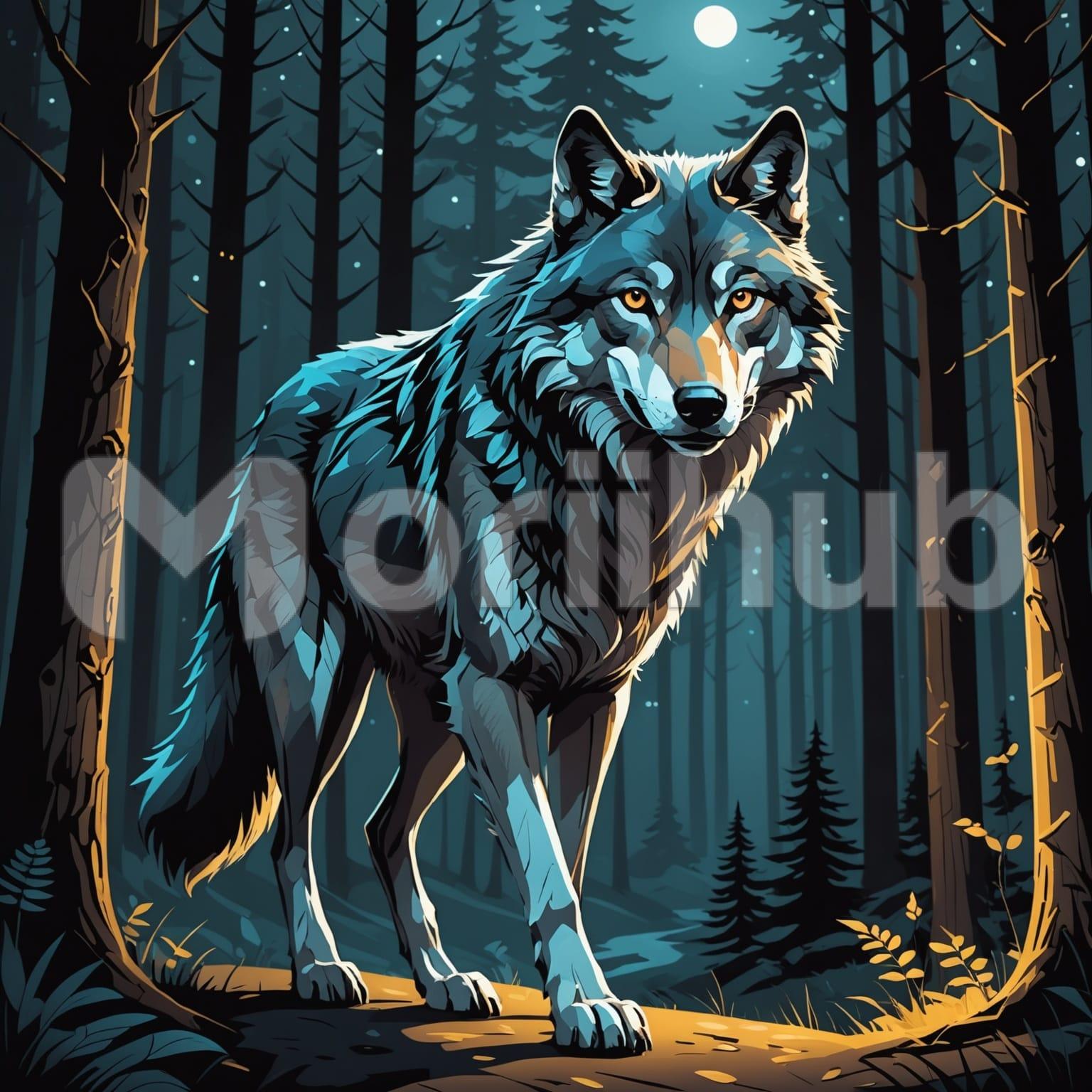 Animated Wolf – MoriiHub