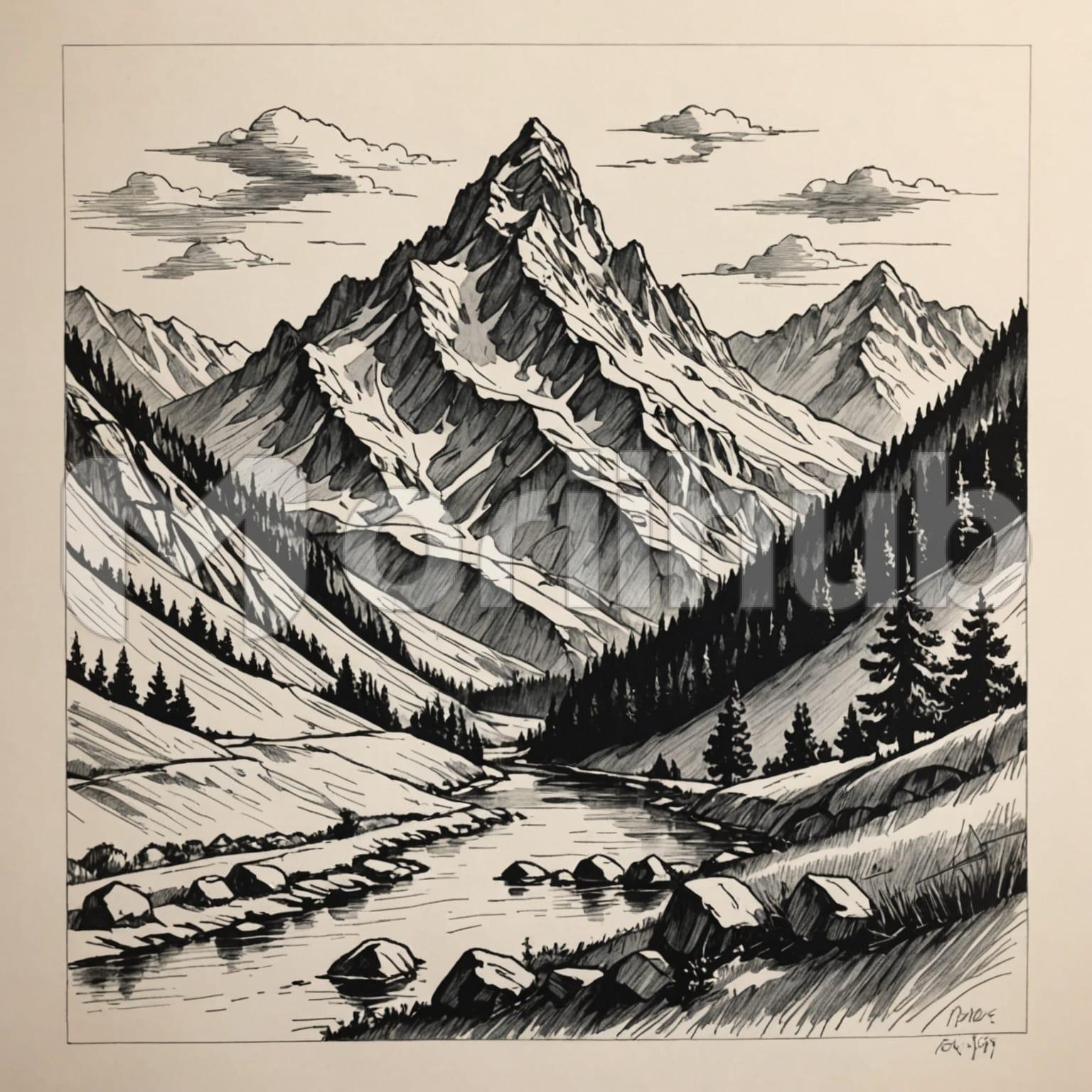 Landscape Sketch – MoriiHub